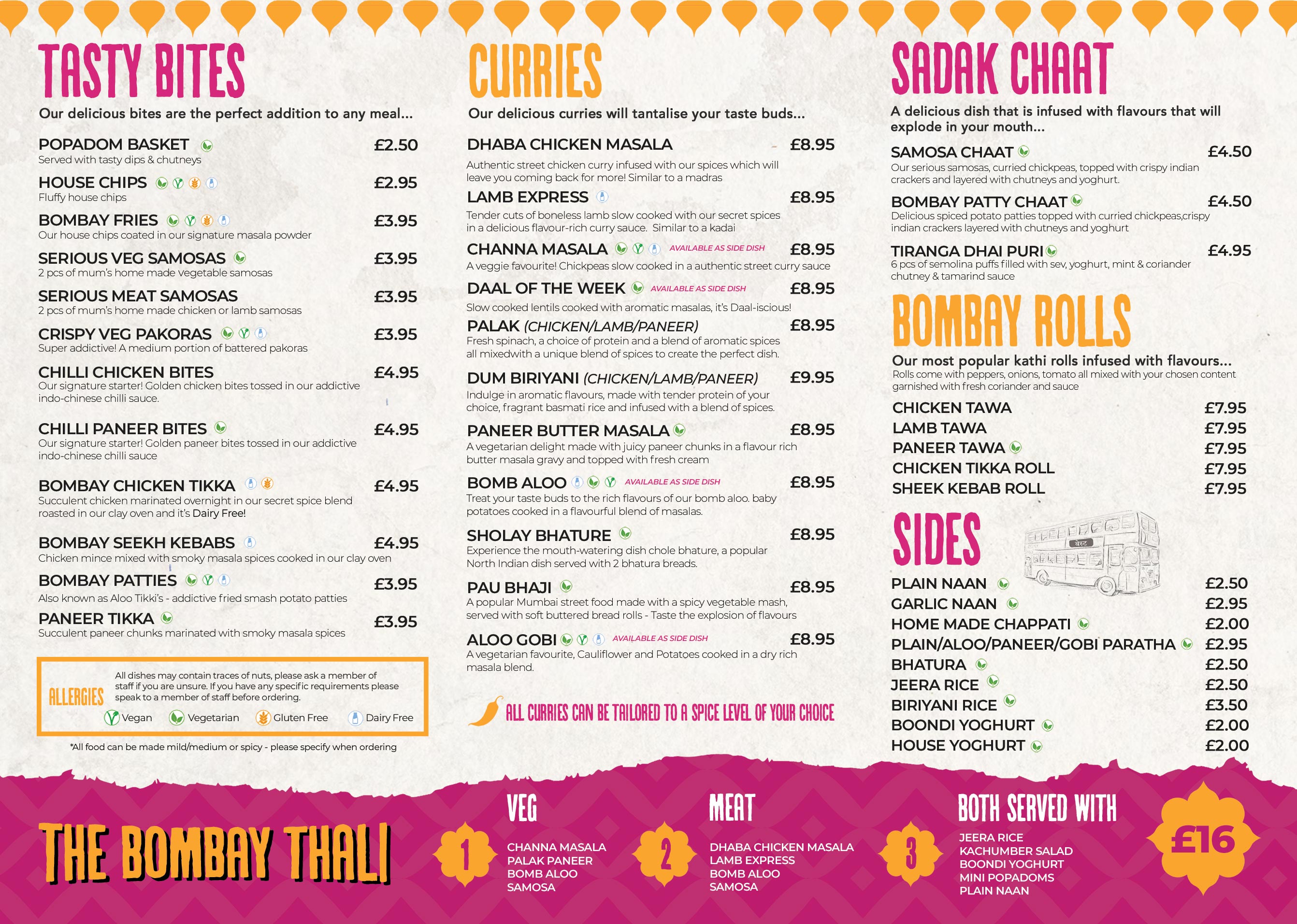 RESTAURANT – The Bombay Express | Authentic Indian Street Food